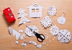 Five Beautiful Winter Crafts With Paper Snowflakes | Boo Roo and Tigger Too